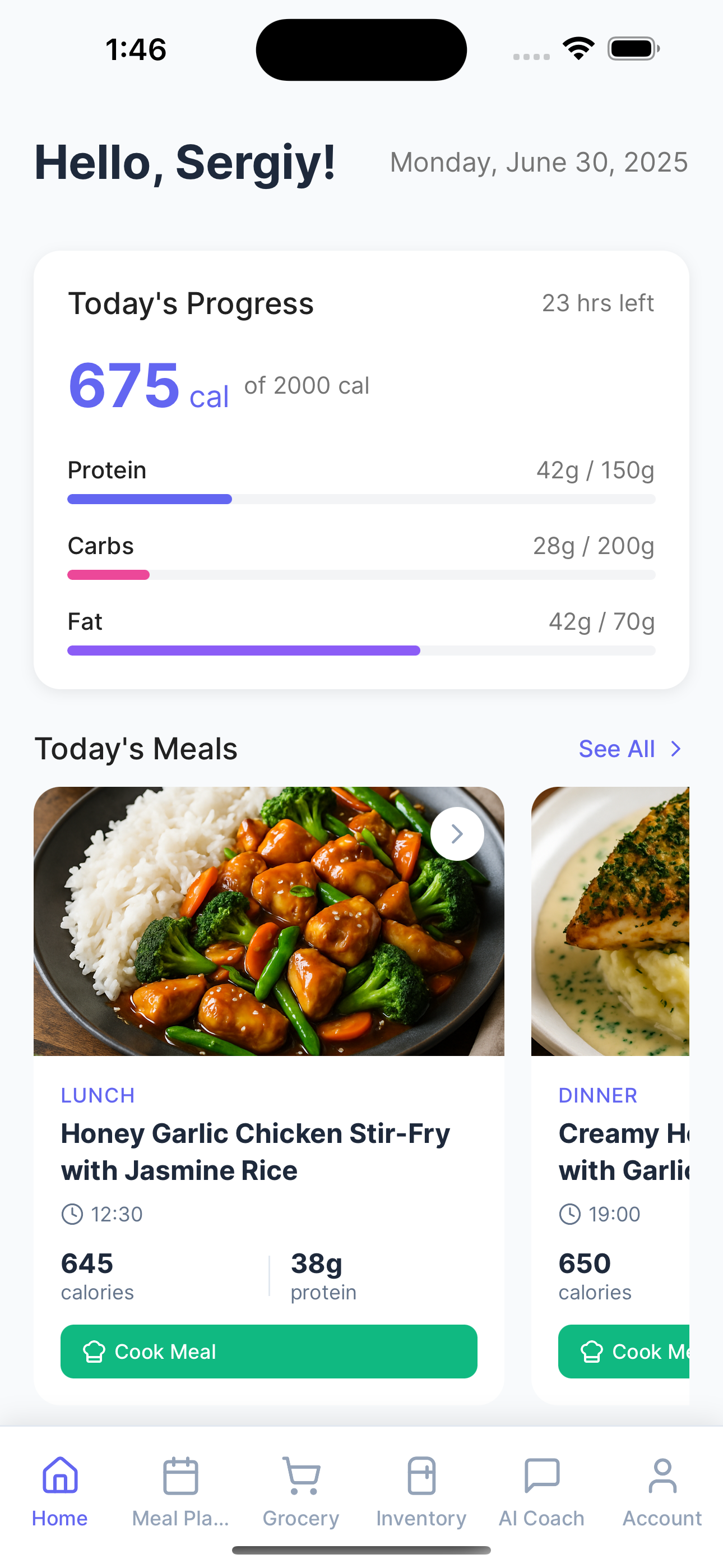 Weight Coach - Your Personal AI Kitchen Assistant